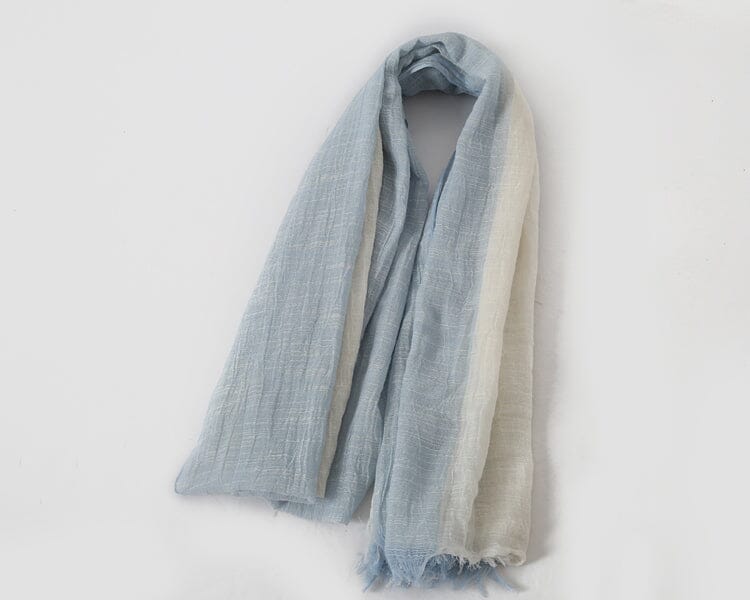 Women Color Matching Patchwork Minimalist Scarf – Babakud