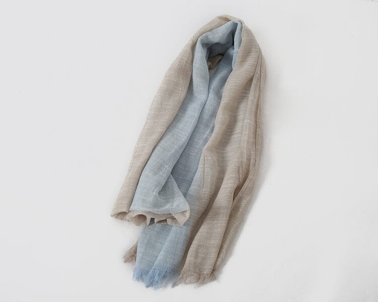 Women Color Matching Patchwork Minimalist Scarf – Babakud